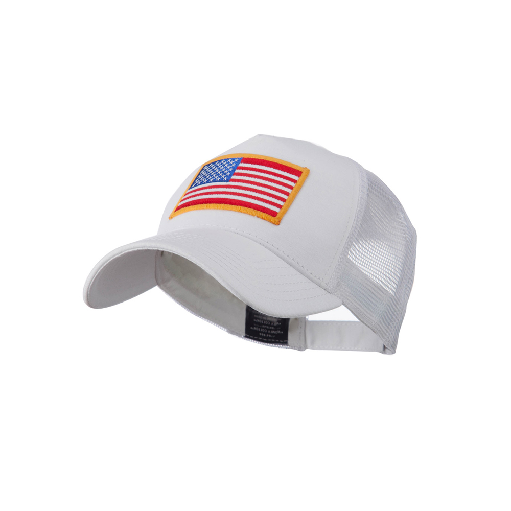 American Flag Cap White - Carolyn Parrish For Mayor